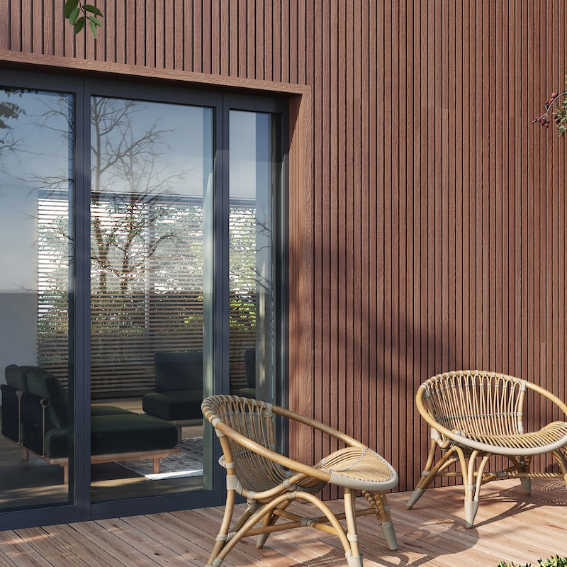 Exterior Composite L-Corner Trim (2-Pack) (Wood Grain) – andor willow