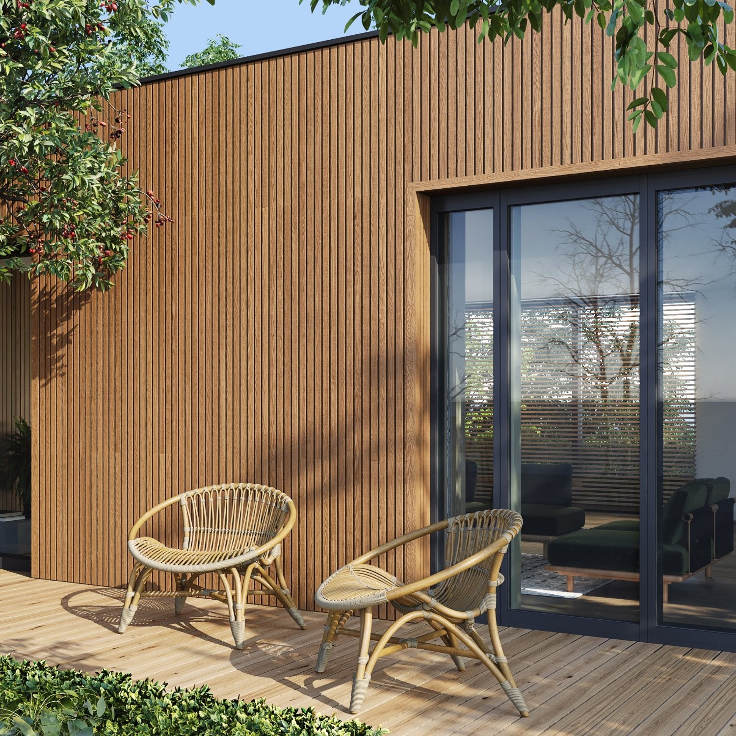 Exterior Wood-Look Composite Slat Wall Panels — 250+ 5-Star Reviews ...