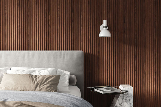 Fluted Wood Panels | Real Walnut and Oak | 8' and 9' Heights – andor willow