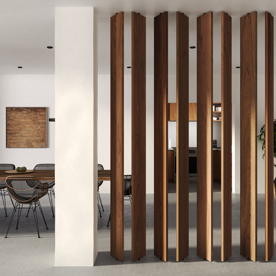 Rotating Wood Plank Room Divider — Ships in 3 Days – andor willow